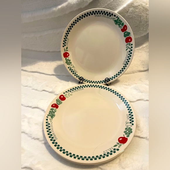 Corelle | Dining | Vintage Corelle Farm Fresh Dinner Plates Set Of 4 ...
